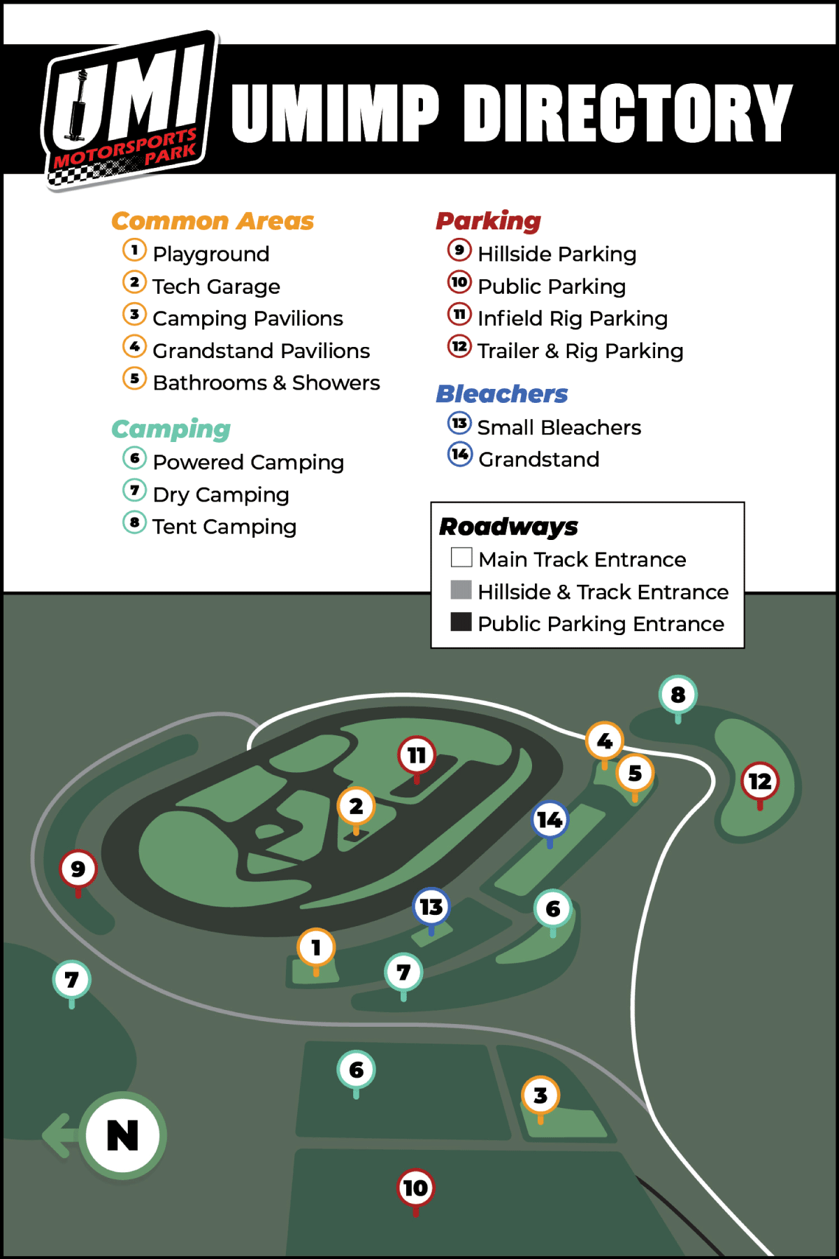 KOTM Driver Information | UMI Motorsports Park